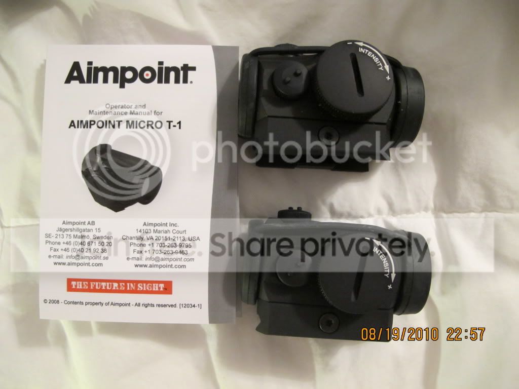 Aimpoint T1 for Sales - Calguns.net